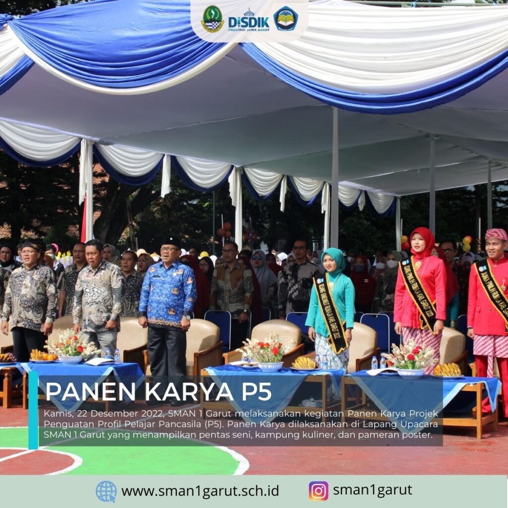 SMAN 1 Garut Menggelar Panen Karya Projek Penguatan Profil Pelajar ...